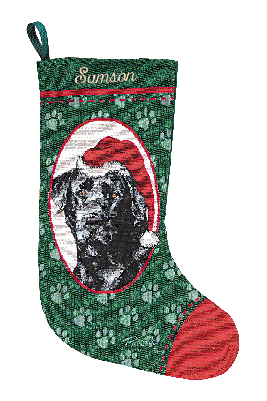 Linda Pickens Personalized Dog Stocking - Black Lab | Bass Pro Shops